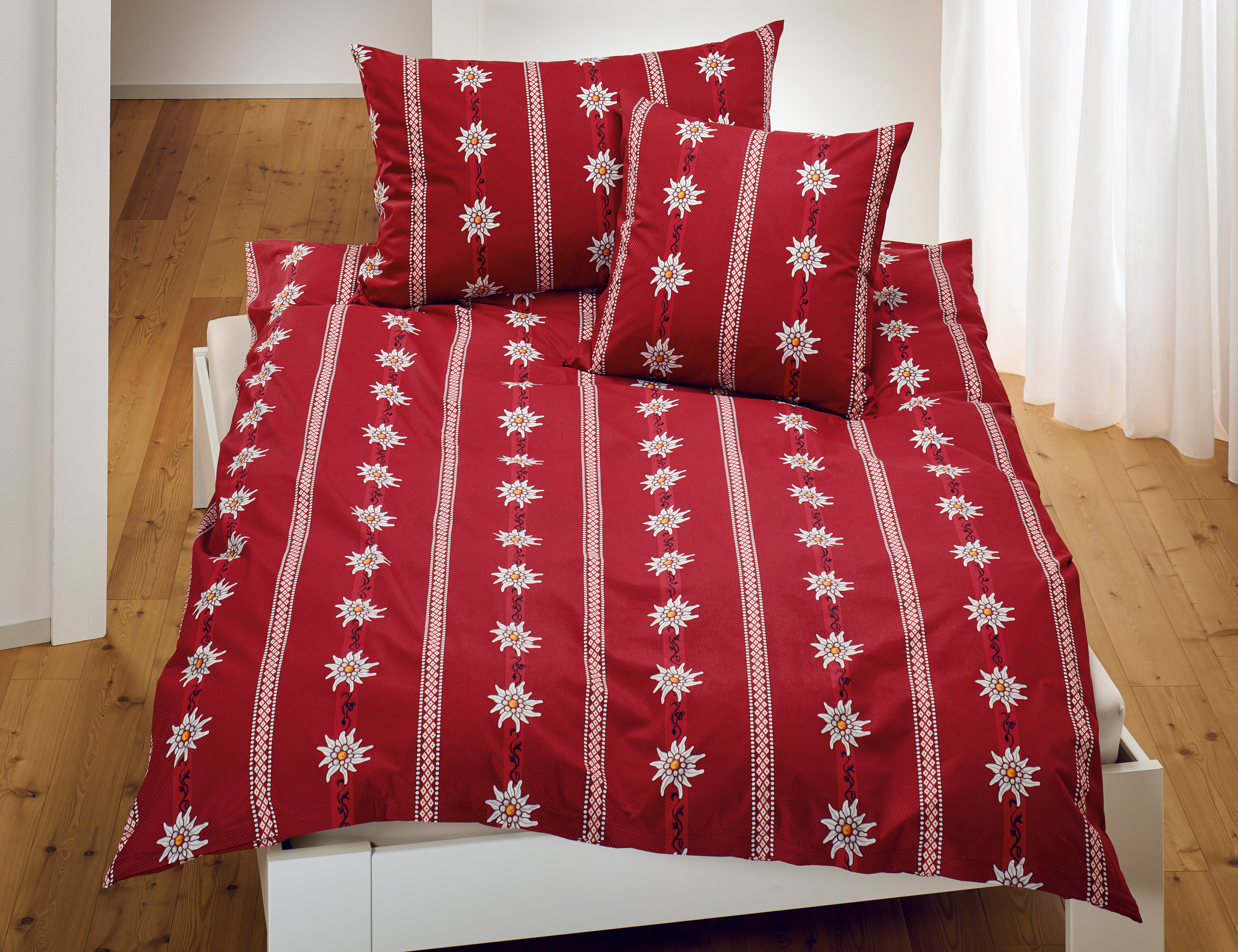 Bettwäsche mit Edelweiss-Motiv günstig ⋆ Lehner Versand